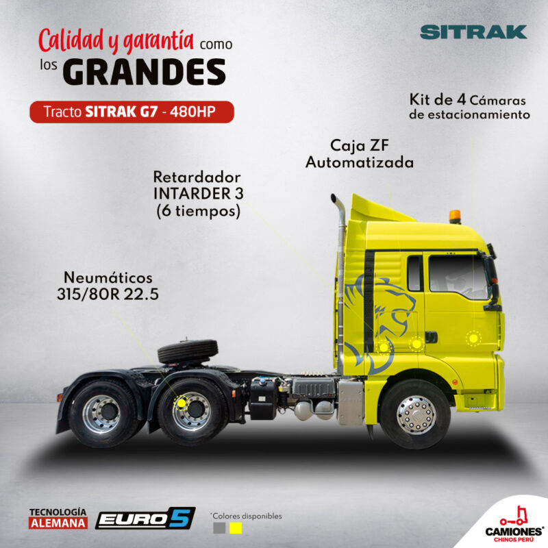 TRACTO REMOLCADORES - Camiones Chinos